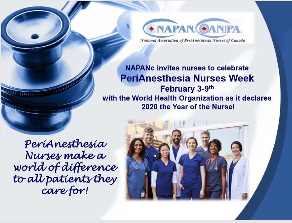 NAPANc - PeriAnesthesia Nurses Week